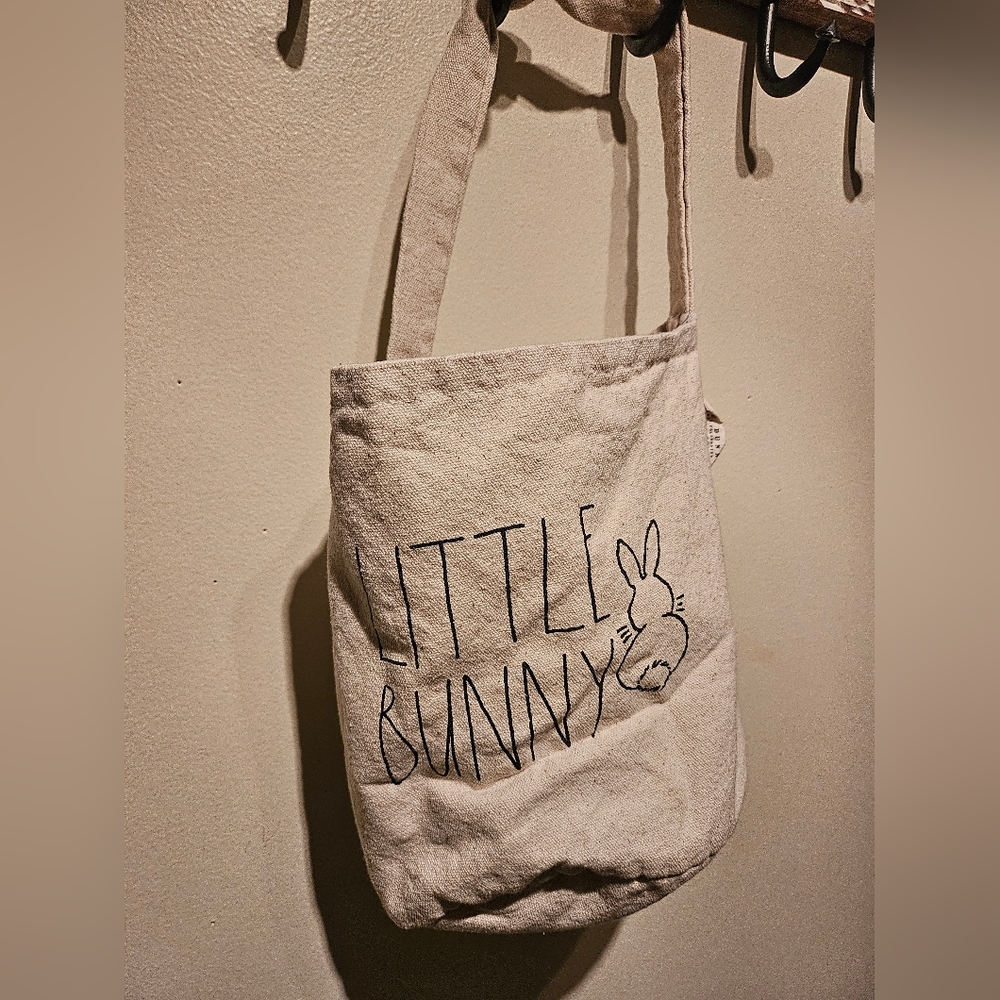 Canvas Rae Dunn Tote Little Bunny - Gem